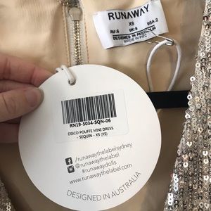 Runaway The Label | Dresses | Silver Sequin Dress | Poshmark